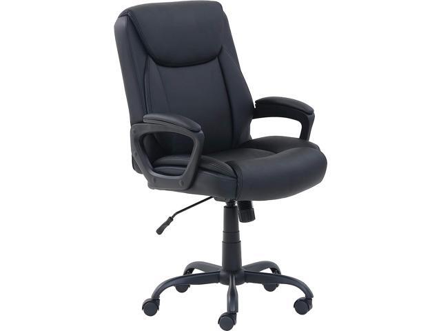 Click here for Basics Classic Puresoft Padded Mid-Back Office Com... prices