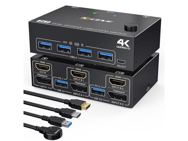 Click here for USB 3.0 Dual Monitor KVM Switch Displayport+ HDMI... prices