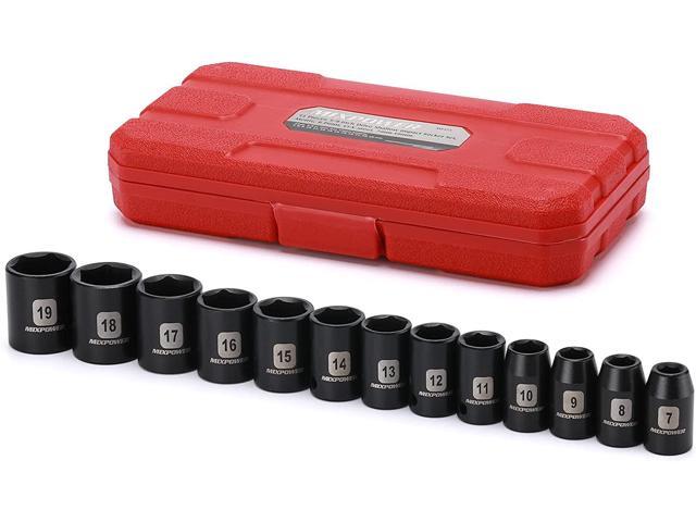 Click here for MIXPOWER 13 Pieces 3/8-Inch Drive Shallow Impact S... prices