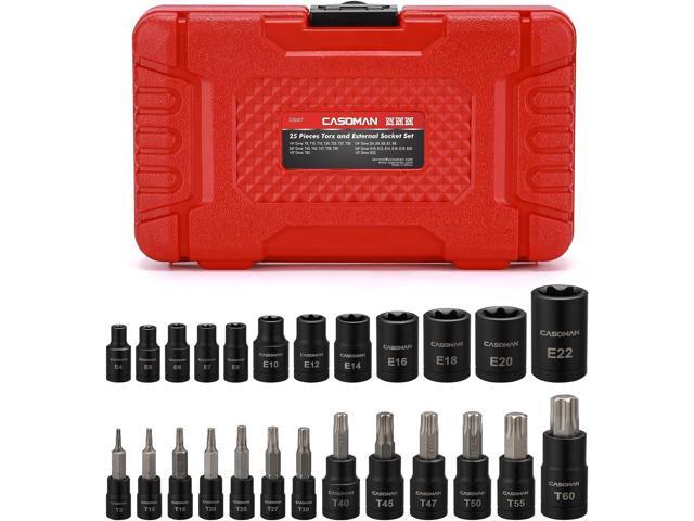 Click here for CASOMAN 25 Piece Torx Bit Socket and External Sock... prices