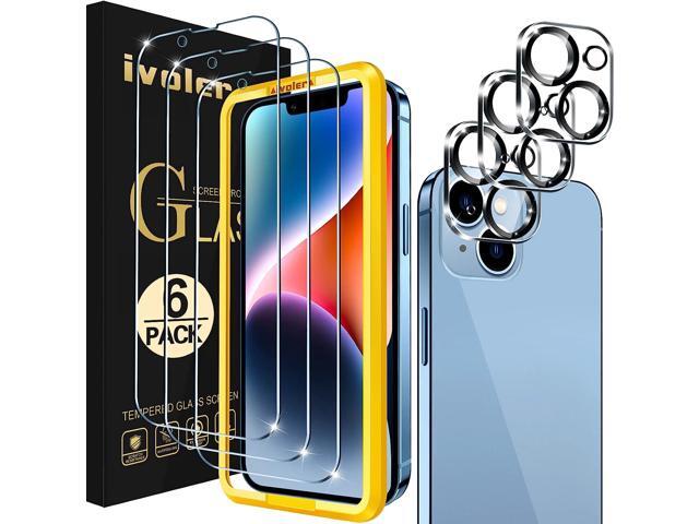 Click here for ivoler [3+3 Pack] Tempered Glass for iPhone 14 Plu... prices