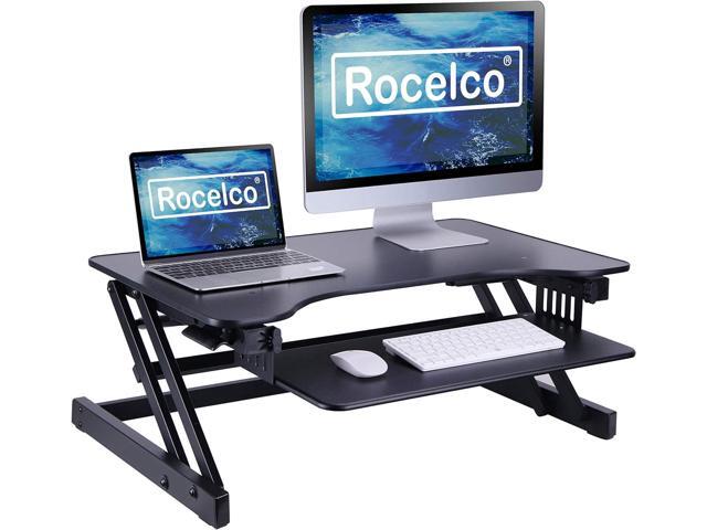 Click here for Rocelco 32 Height Adjustable Standing Desk Convert... prices