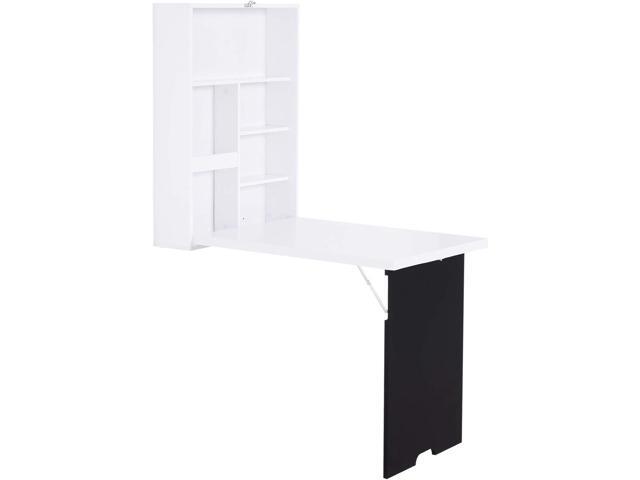 Click here for HOMCOM Wall Mounted Foldable Desk with a Blackboar... prices