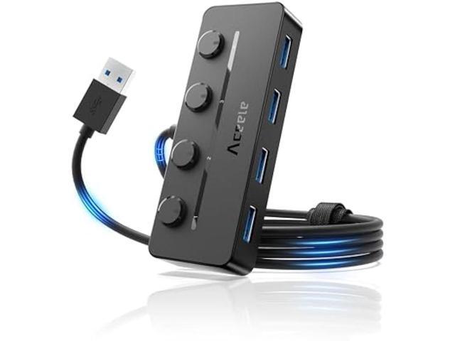 Click here for Aceele 4-Port USB Hub 3.0  4ft/120cm Extension Lon... prices