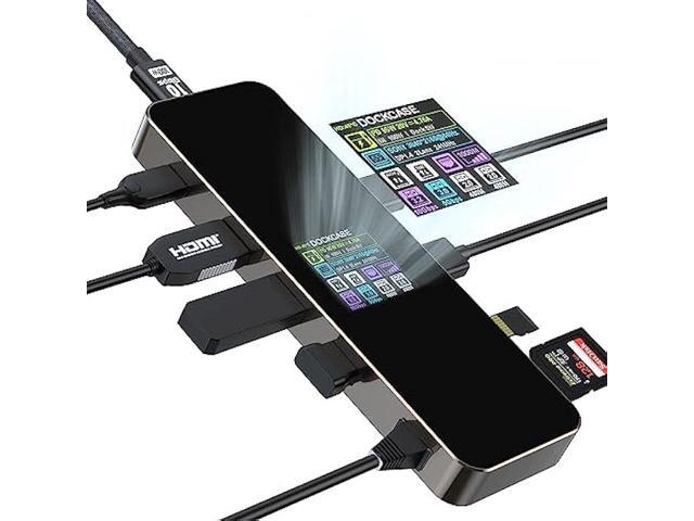 Click here for DOCKCASE Visual Smart USB C Hub (9-in-1) with Port... prices