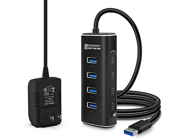Click here for Powered USB Hub  Rosonway 4 Ports USB 3.1/3.2 Gen... prices