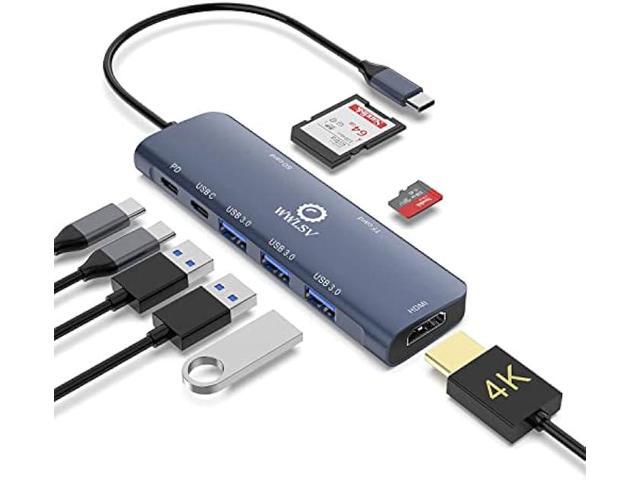 Click here for WWLSV USB C Hub Docking Station USB C to 8 in 1 Ad... prices