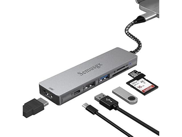Click here for USB C Hub 6 in 1 Type C Dongle Multiport Adapter D... prices