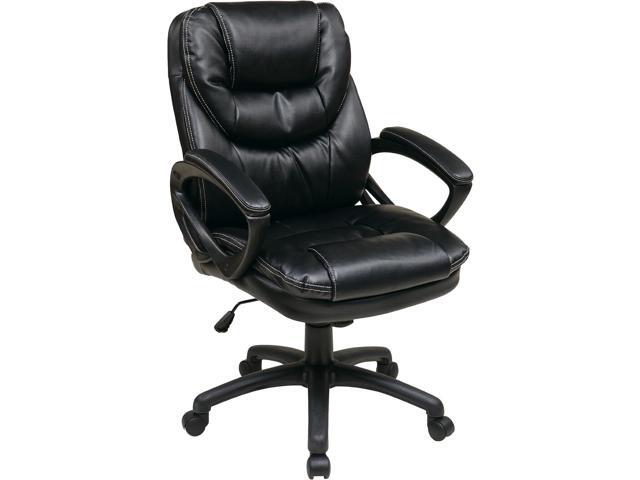 Click here for Office Star FL660-U6 Faux Leather Managers Chair w... prices