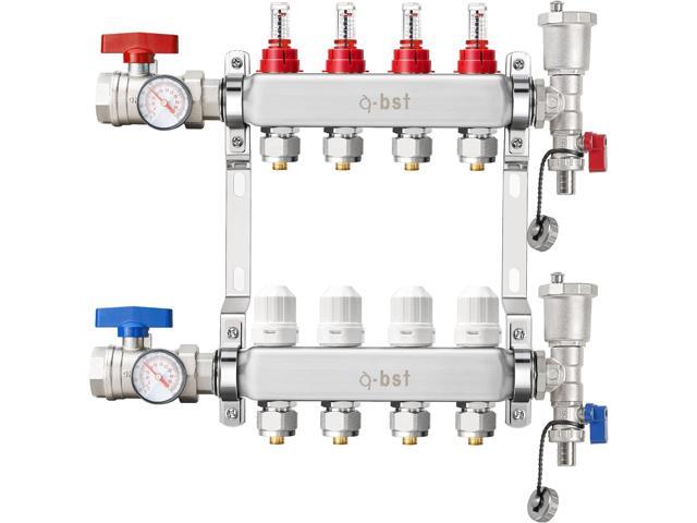 Click here for ABST PEX Manifold 4-Branch Stainless Steel Floor H... prices