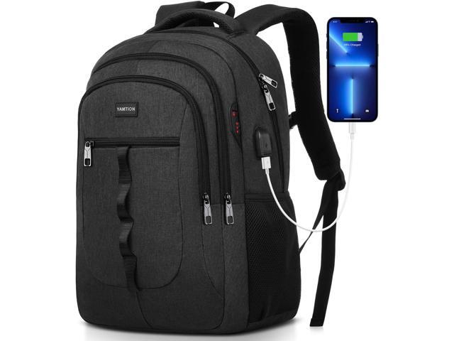 Click here for YAMTION Black Backpack for Men and Women  School B... prices