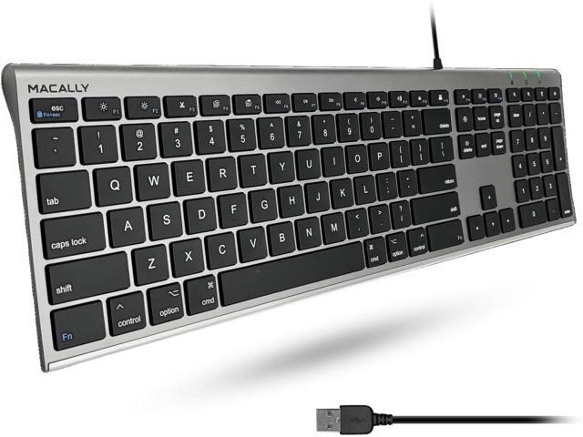 Click here for Macally Ultra Slim USB Wired Computer Keyboard - W... prices