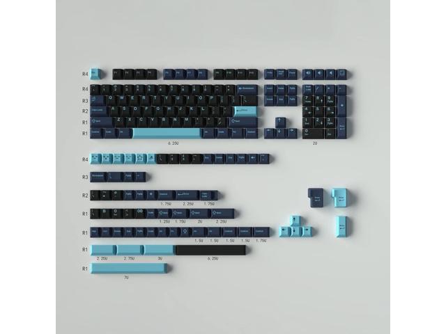 Click here for 173 Keys Double Shot Keycaps Cherry Profile Hammer... prices