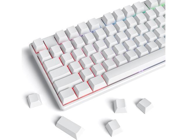 Click here for Blank White PBT keycaps Custom Cherry Profile 1.5m... prices