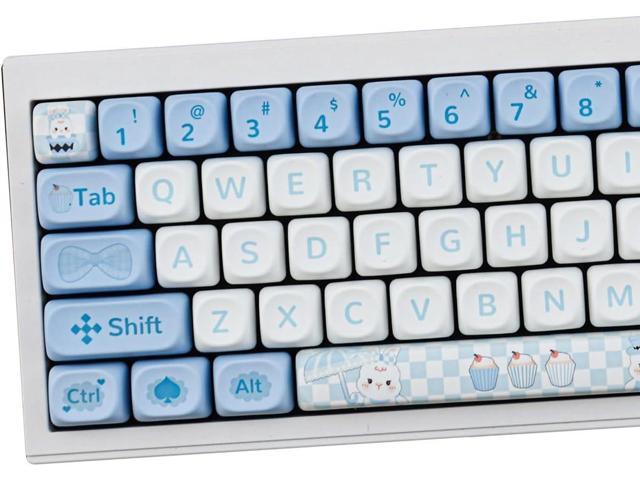 Click here for SUEHIODHY PBT Alice Rabbit Keycaps Set MOA Profile... prices
