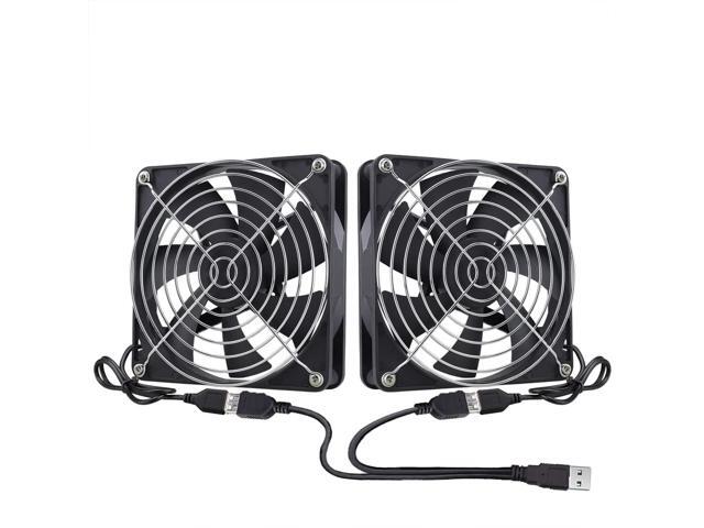 Click here for GDSTIME DC 5V USB Fan 14cm  Dual 140mm x 25mm Brus... prices