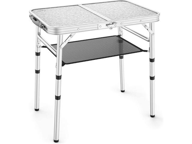 Click here for Sportneer Small Folding Table 2ft  3 Adjustable He... prices
