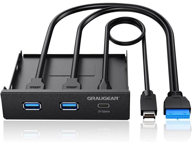 Click here for GRAUGEAR 3.5 Inch Front Panel USB Hub  Internal US... prices