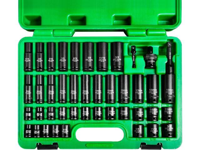 Click here for Steel Vision 3/8 Drive Impact Socket Set  43 Piece... prices