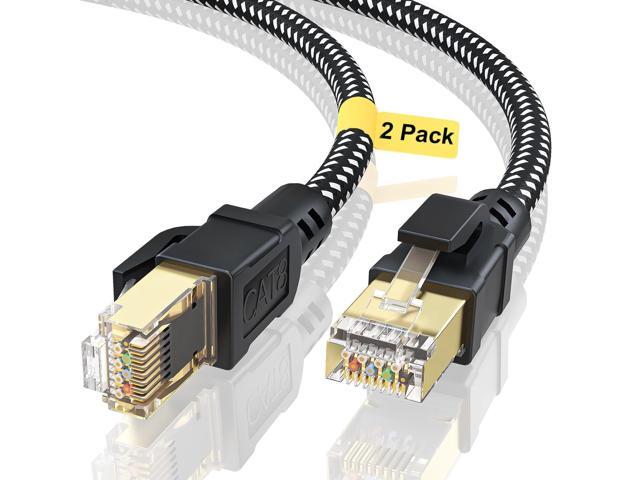 Click here for Cat 8 Ethernet Cable 6FT 2Pack  BUSOHE 40Gbps 2000... prices