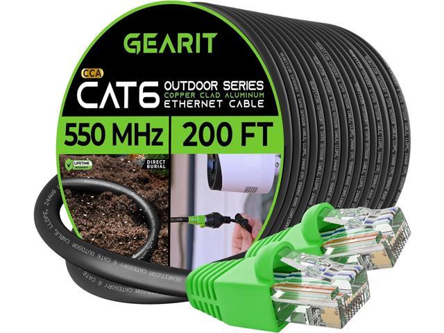 Click here for GearIT Cat6 Outdoor Ethernet Cable (200 Feet) CCA... prices