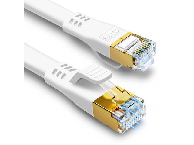 Click here for HUGIN CAT 8 Ethernet Cable 50 FT  High Speed Flat... prices