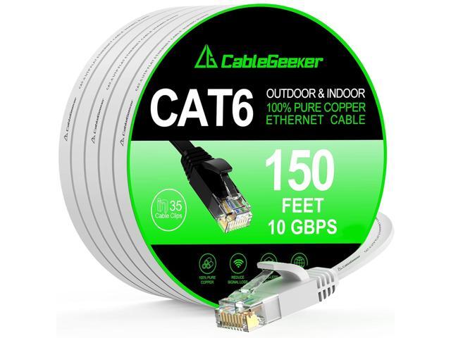 Click here for Cat 6 Ethernet Cable 150 ft White (at a Cat5e Pric... prices