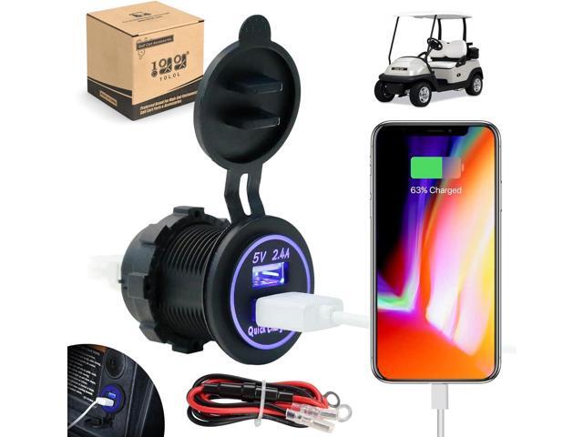 Click here for 10L0L Golf Cart Dual USB Charger/USB Port/Quick Ch... prices