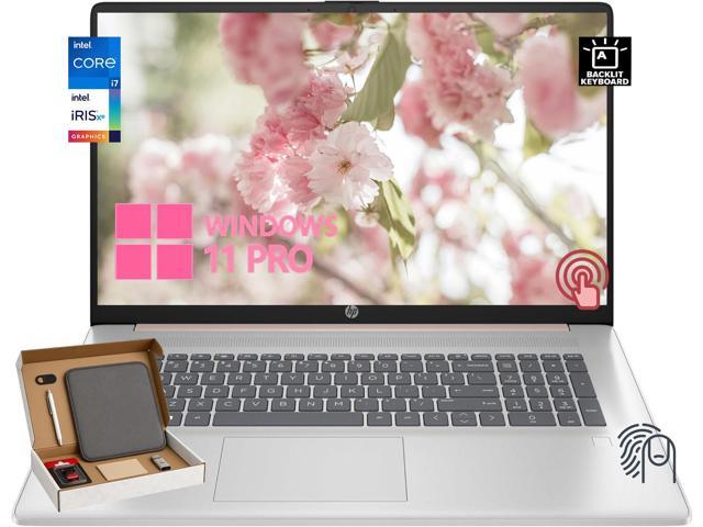 Click here for HP 17.3 HD+ Touchscreen Laptop  Rose Gold  Intel C... prices