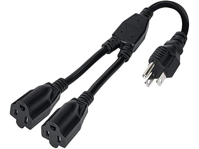 Click here for Elecan 3-Prong Y Splitter Power Extension Cord 1 F... prices