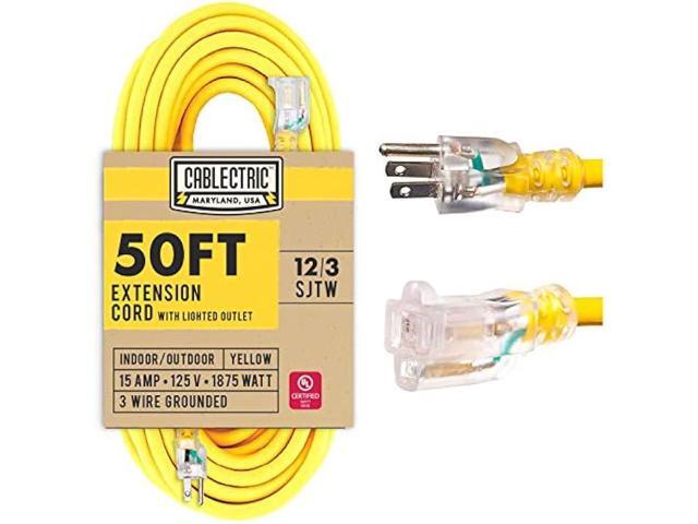 Click here for 12 Gauge Outdoor Extension Cord 50 ft  12/3 Heavy... prices