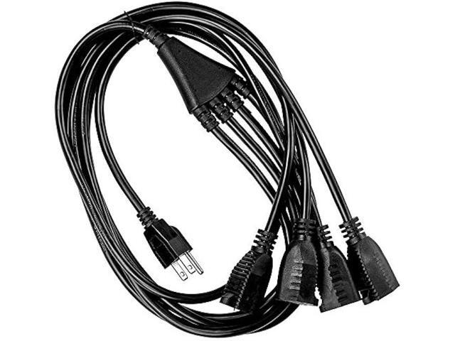 Click here for 4 Way Power Splitter 1 to 4 Cable Strip - 6 Feet -... prices