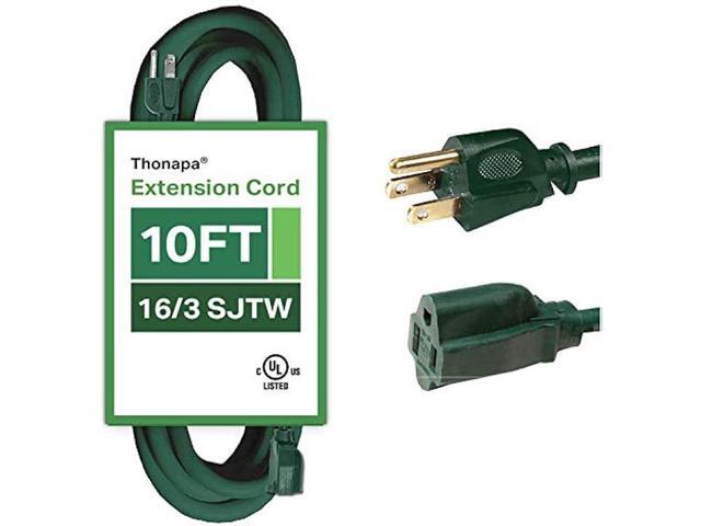 Click here for Thonapa 10 Ft Outdoor Extension Cord - 16/3 SJTW W... prices