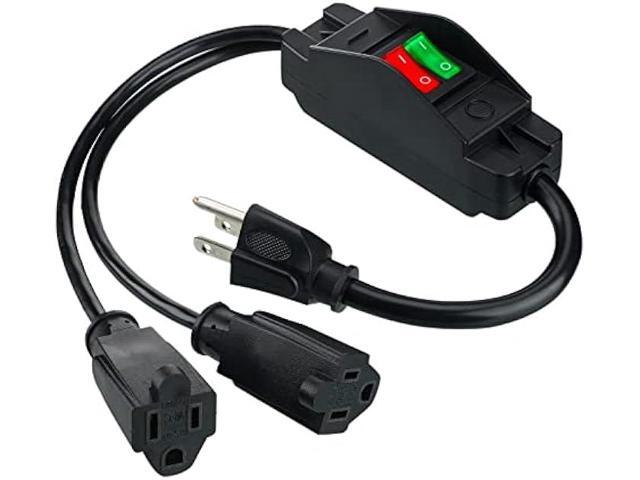Click here for Power Cord Extension Y Splitter with ON Off Switch... prices