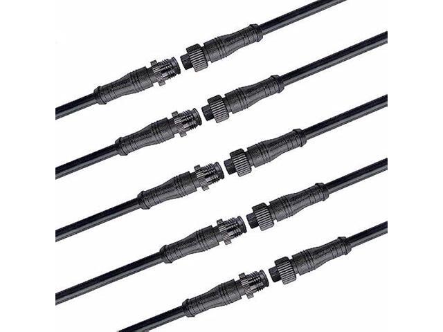 Click here for WOODGUILIN 3 Pin Electrical Connector 3 Core Outdo... prices