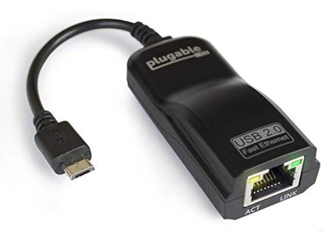 Click here for Plugable USB 2.0 OTG Micro-B to 100Mbps Fast Ether... prices