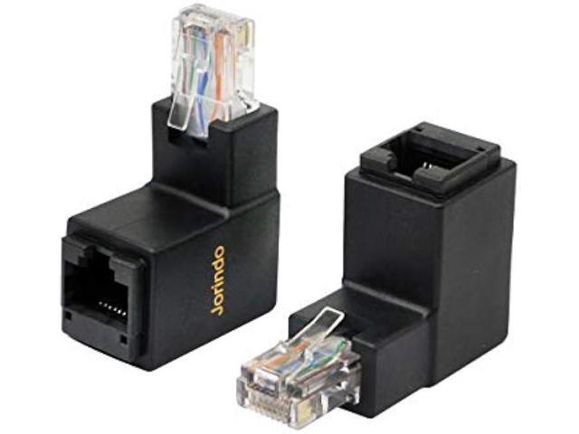 Click here for CERRXIAN 90 Degree Ethernet LAN RJ45 Male to Femal... prices