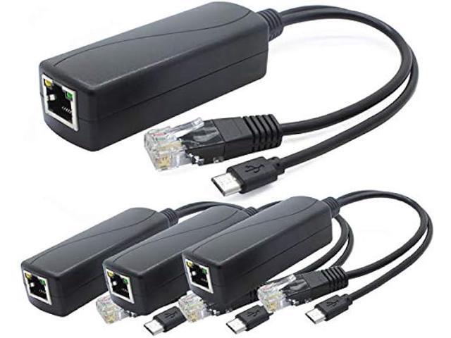 Click here for ANVISION 4-Pack 5V PoE Splitter  48V to 5V 2.4A Ad... prices