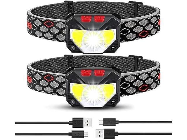 Click here for Headlamp Rechargeable 2 Pack  Bright LED Head Lamp... prices