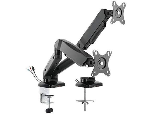 Click here for Rocelco Premium Double Monitor Desk Mount with USB... prices