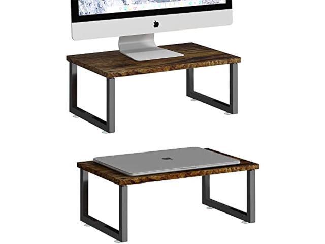Click here for Simple Trending 2-Pack Wooded Monitor Stand Riser... prices
