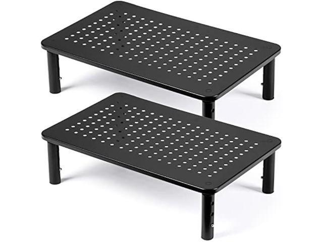 Click here for 2 Pack Desktop Riser  3 Height Adjustable Monitor... prices