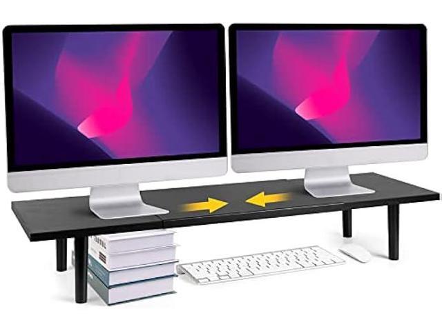 Click here for Across-Star Dual-Monitor-Stand-Riser-For-Desk Adju... prices