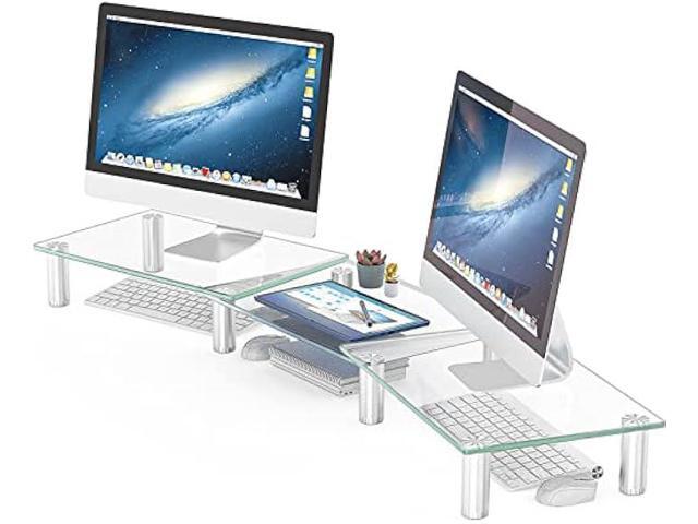 Click here for Hemudu Dual Monitor Stand -Adjustable Length and A... prices