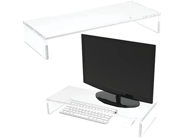 Click here for Mammoth DuraClear Acrylic Monitor Stand for Desk -... prices