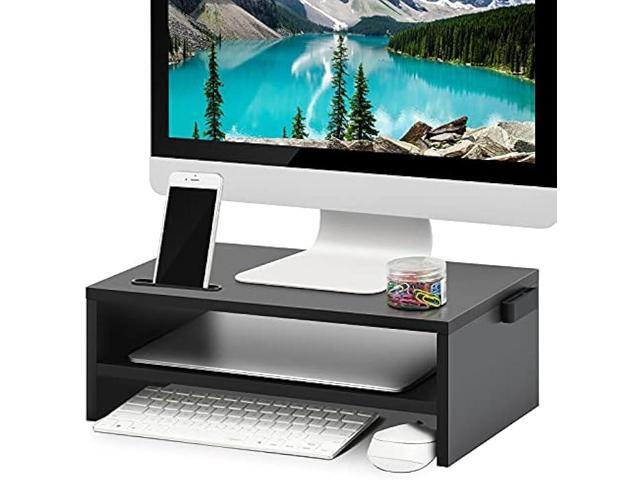 Click here for Marbrasse Monitor Stand Riser  16.5 Inch 2 Tier Co... prices
