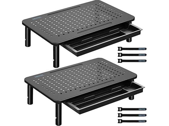 Click here for BONTEC 2 Pack Monitor Stand Riser with Drawer  3 H... prices
