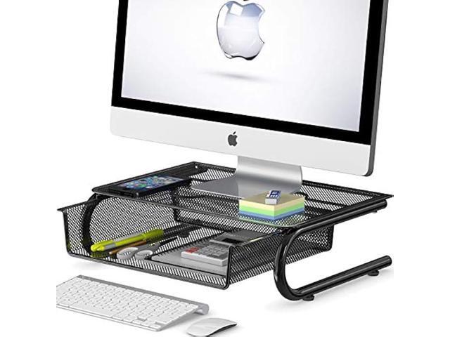 Click here for Simple Houseware Mesh Monitor Riser with Drawer prices