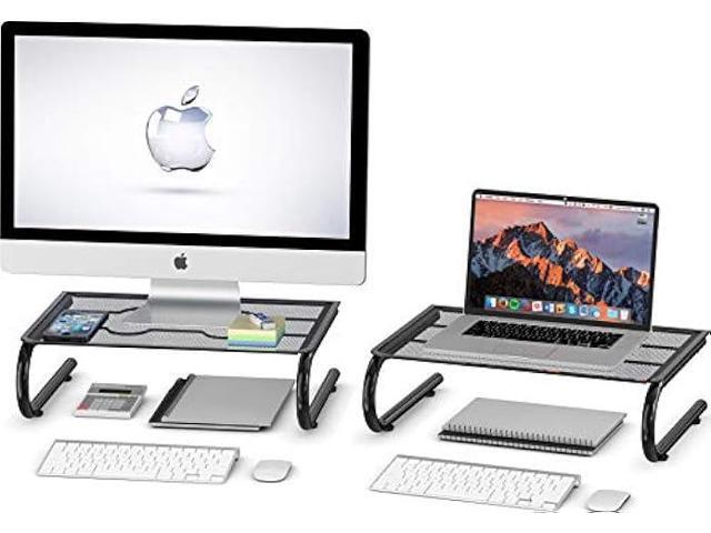 Click here for 2 Pack - SimpleHouseware Mesh Monitor Stand Riser prices
