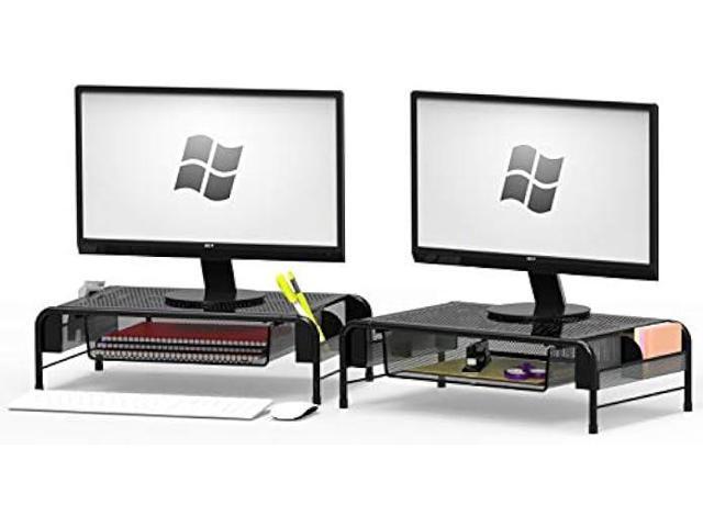 Click here for SimpleHouseware 2PK Metal Desk Monitor Stand Riser... prices